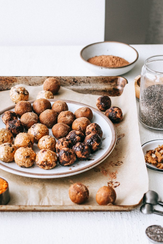 Bliss Balls, 3 ways - gathered nutrition