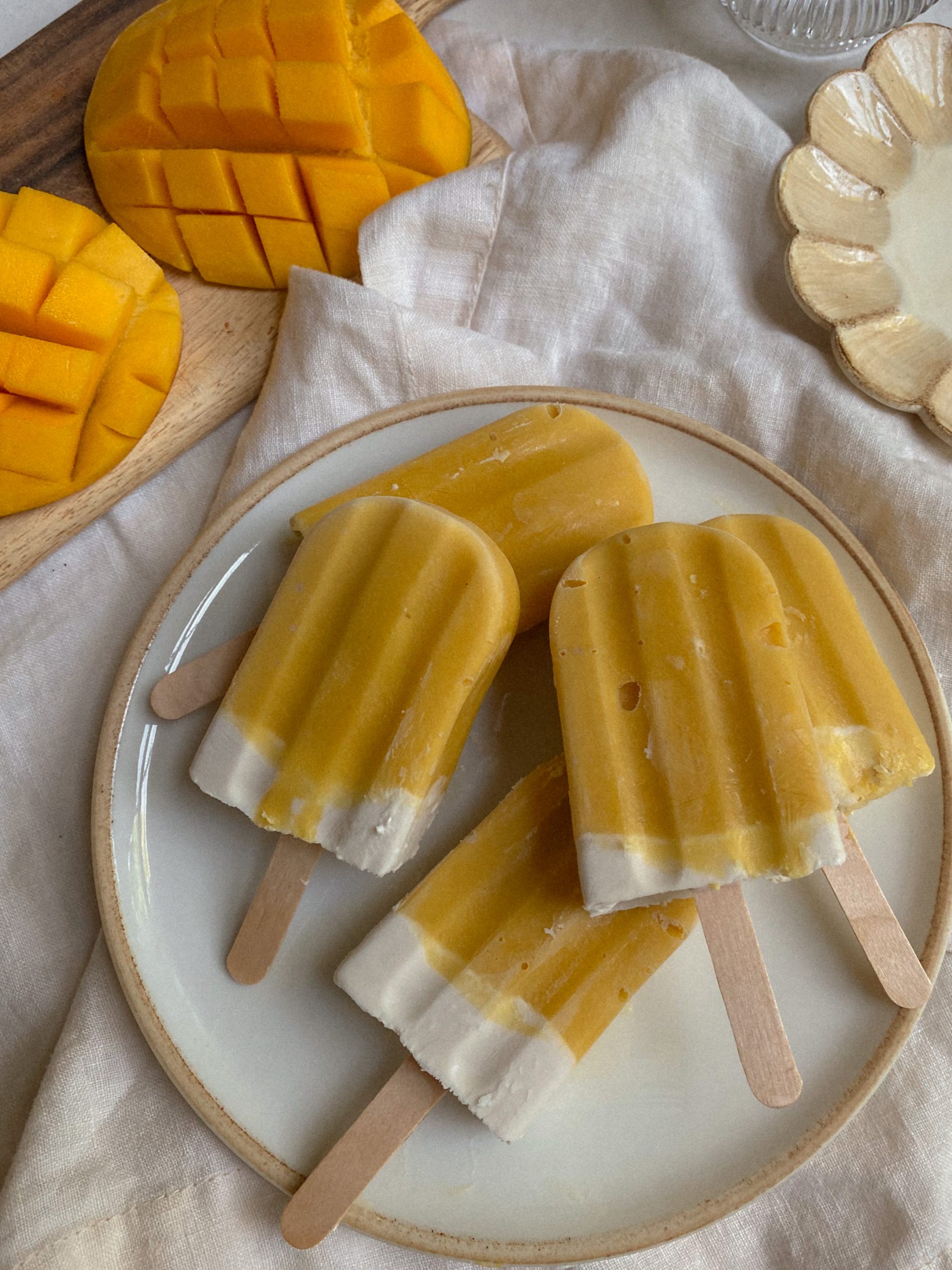 Dairy Free Mango Creamsicles