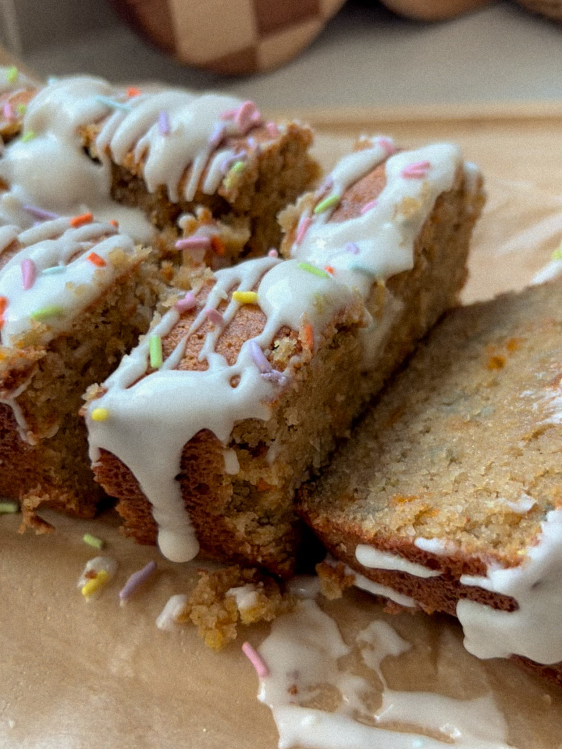 Gluten Free Funfetti Cake Loaf