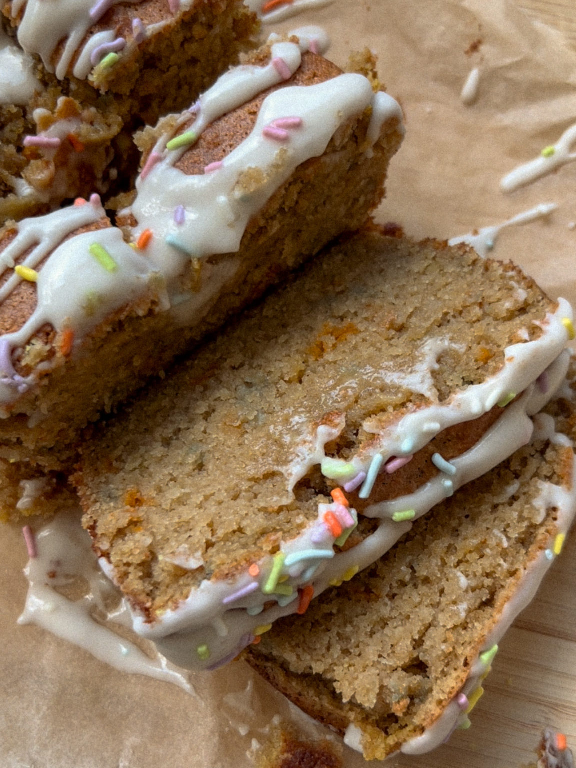 Gluten Free Funfetti Cake Loaf