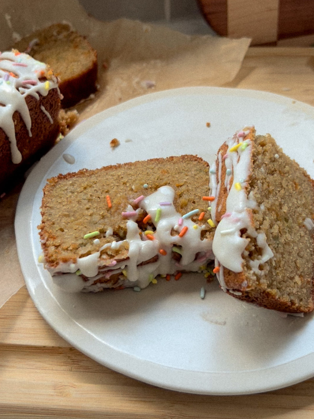 Gluten Free Funfetti Cake Loaf