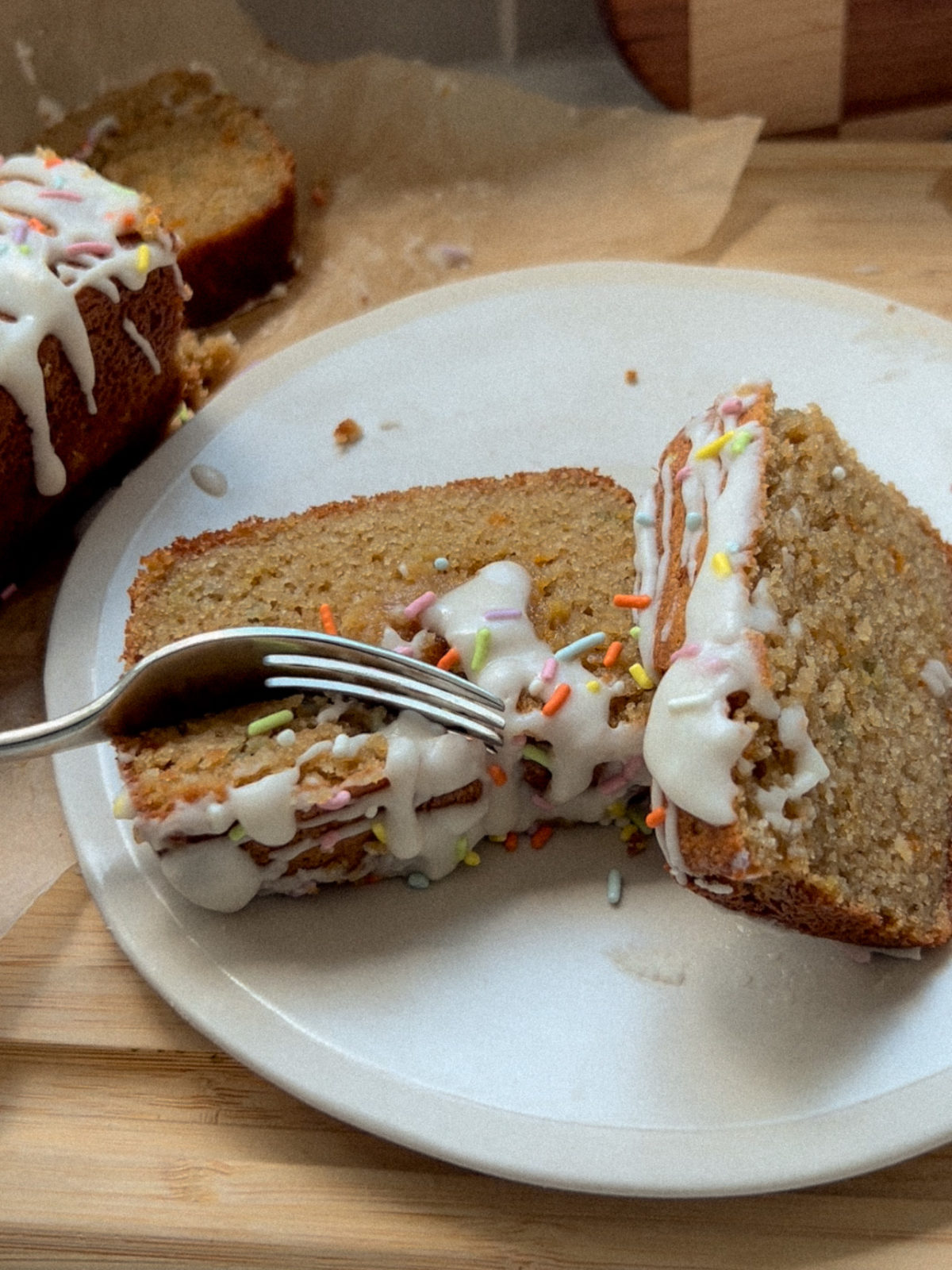 Gluten Free Funfetti Cake Loaf