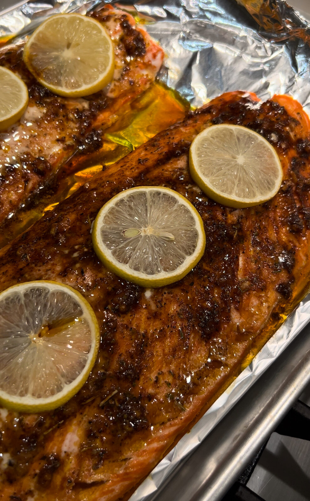 The Best Whole Baked Salmon Filet