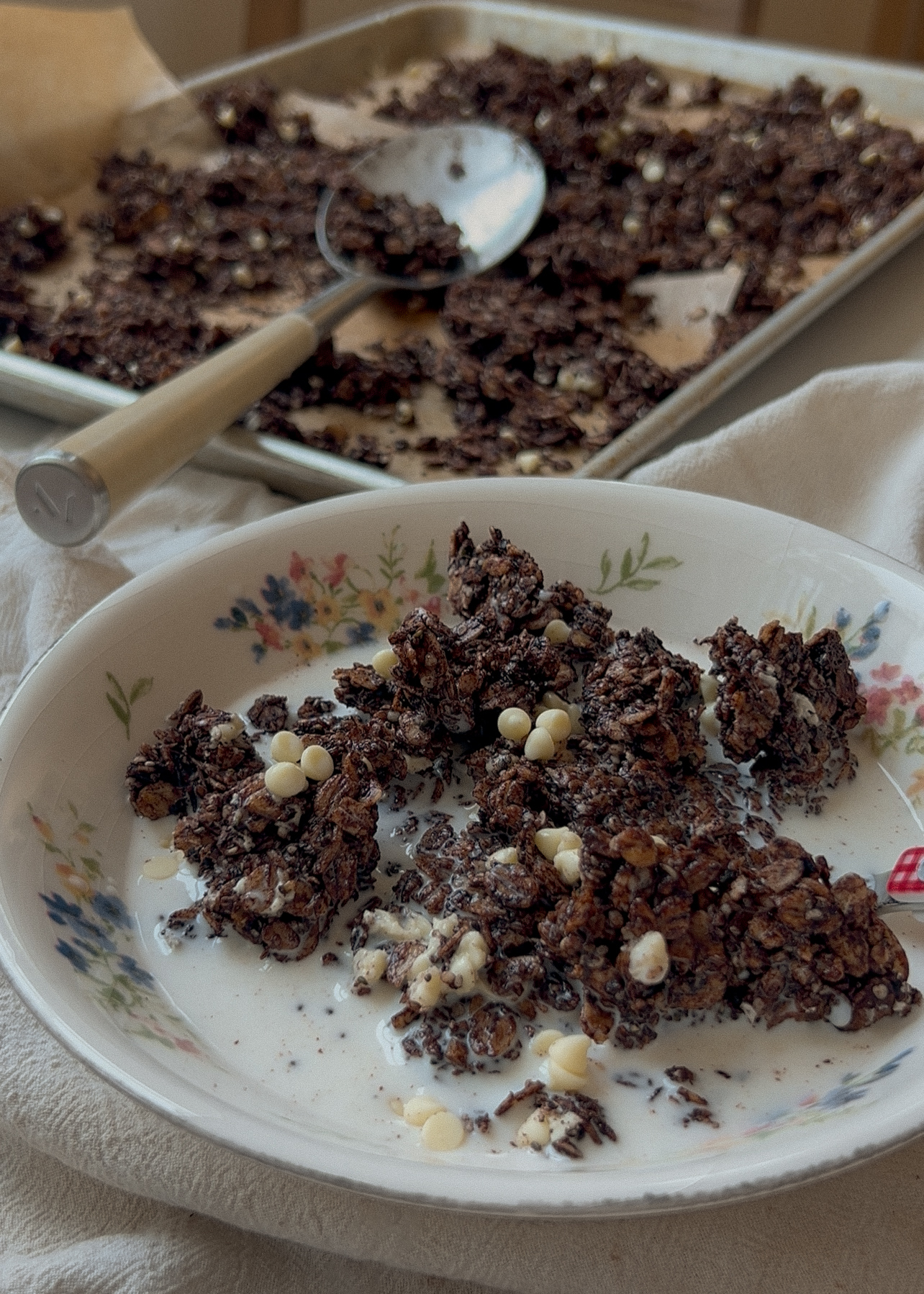 Healthy Cookies and Cream Granola